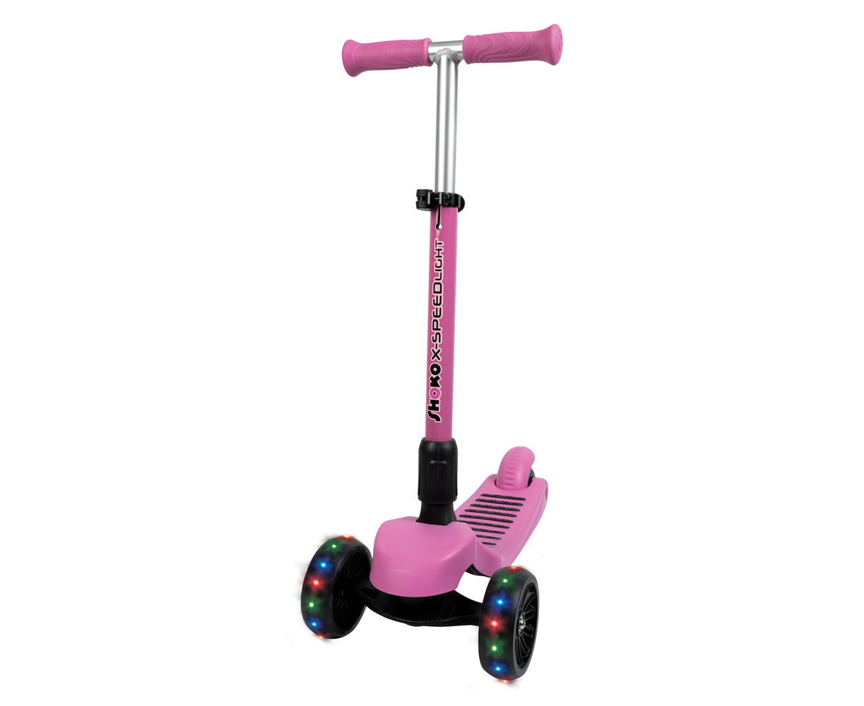 Παιδικό Πατίνι Shoko Τρίτροχο X-Speed Light & Led Φώς Φούξια για 5 ...